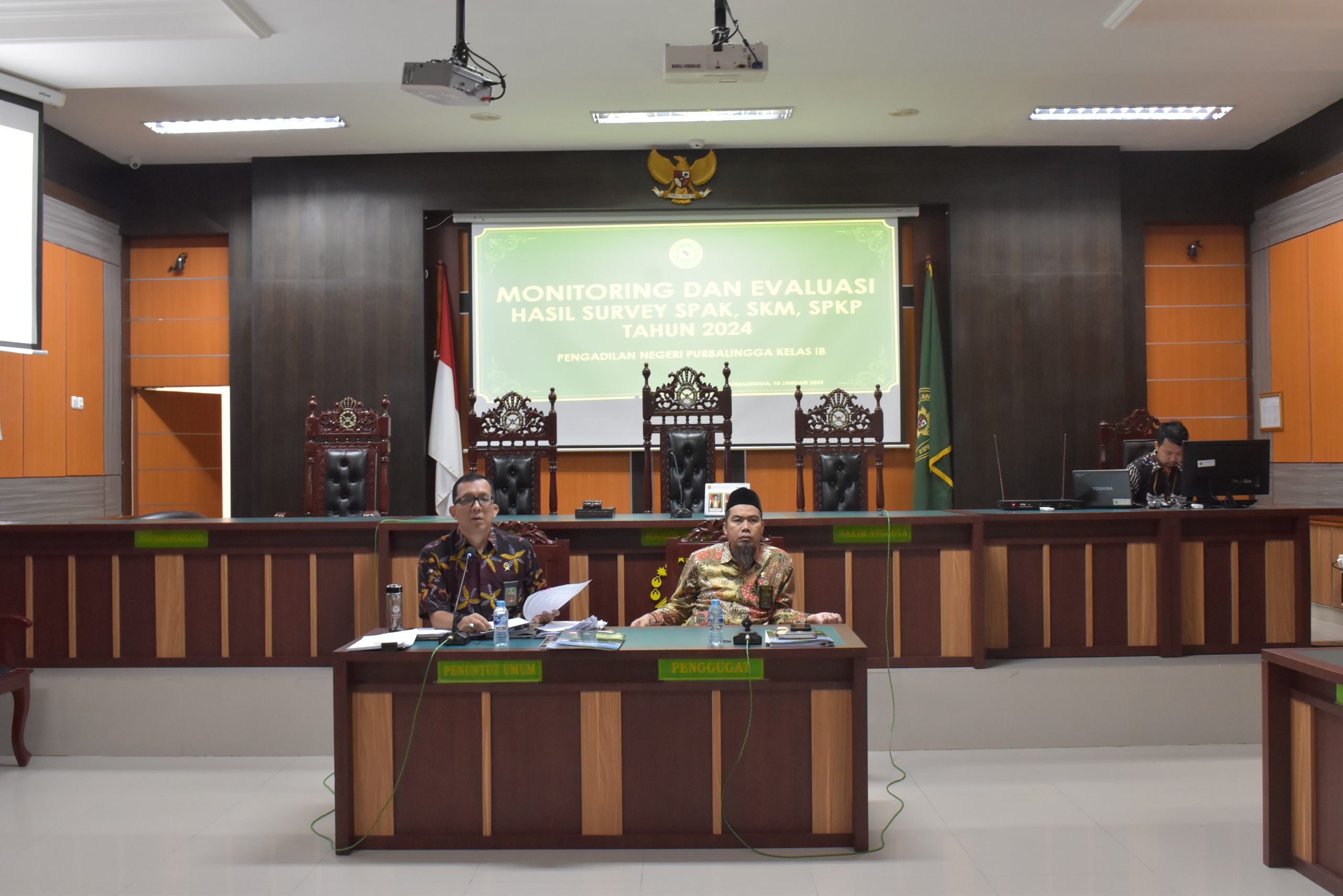 Rapat Monitoring dan Evaluasi Hasil Survei IKM, SPAK, SKM, SPKP Tahun ...